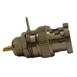 BNC Straight Front Mount Bulkhead Plug