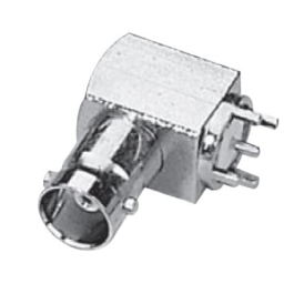 BNC Right Angle Jack For PCB Through Hole (50)