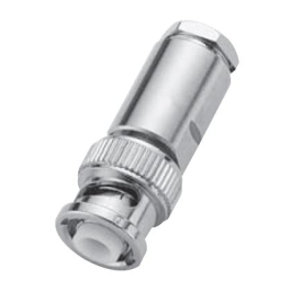 MHV Straight Plug For .100" OD Coax (RG174, RG188, RG316) (Clamp)