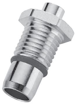 BMA Straight Bulkhead Plug For .085" Semi-Rigid Cables, Solder Type